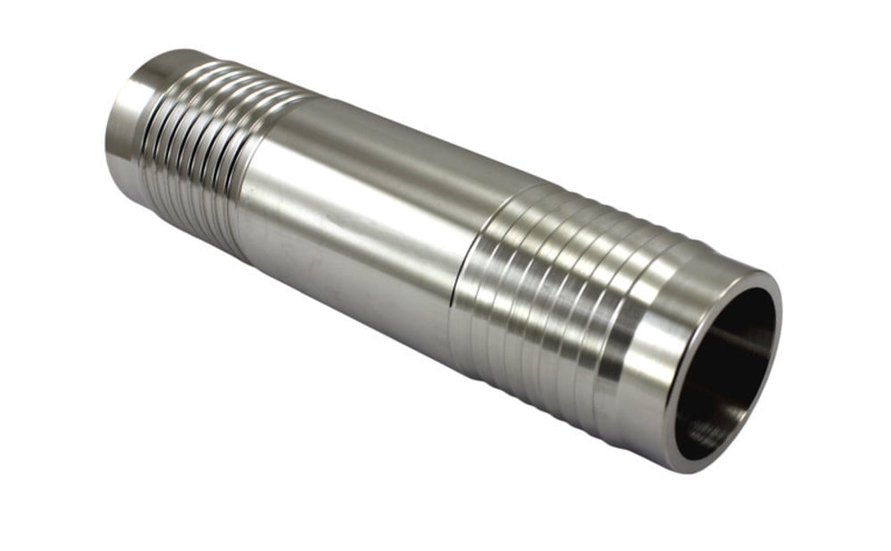 1-1/2" Hose Barb Coupling 304 Stainless Steel Fitting Barbed Ends ...