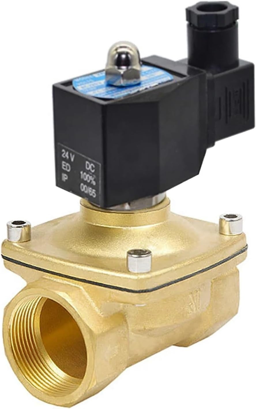 1-1/2" IP65 Waterproof Normally Closed Solenoid Valve 220V 110V 24V 12V ...