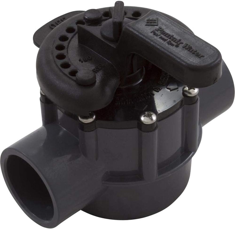 1-1/2-Inch 2-Way PVC Diverter Valve for Pool Spa Water Flow Control ...