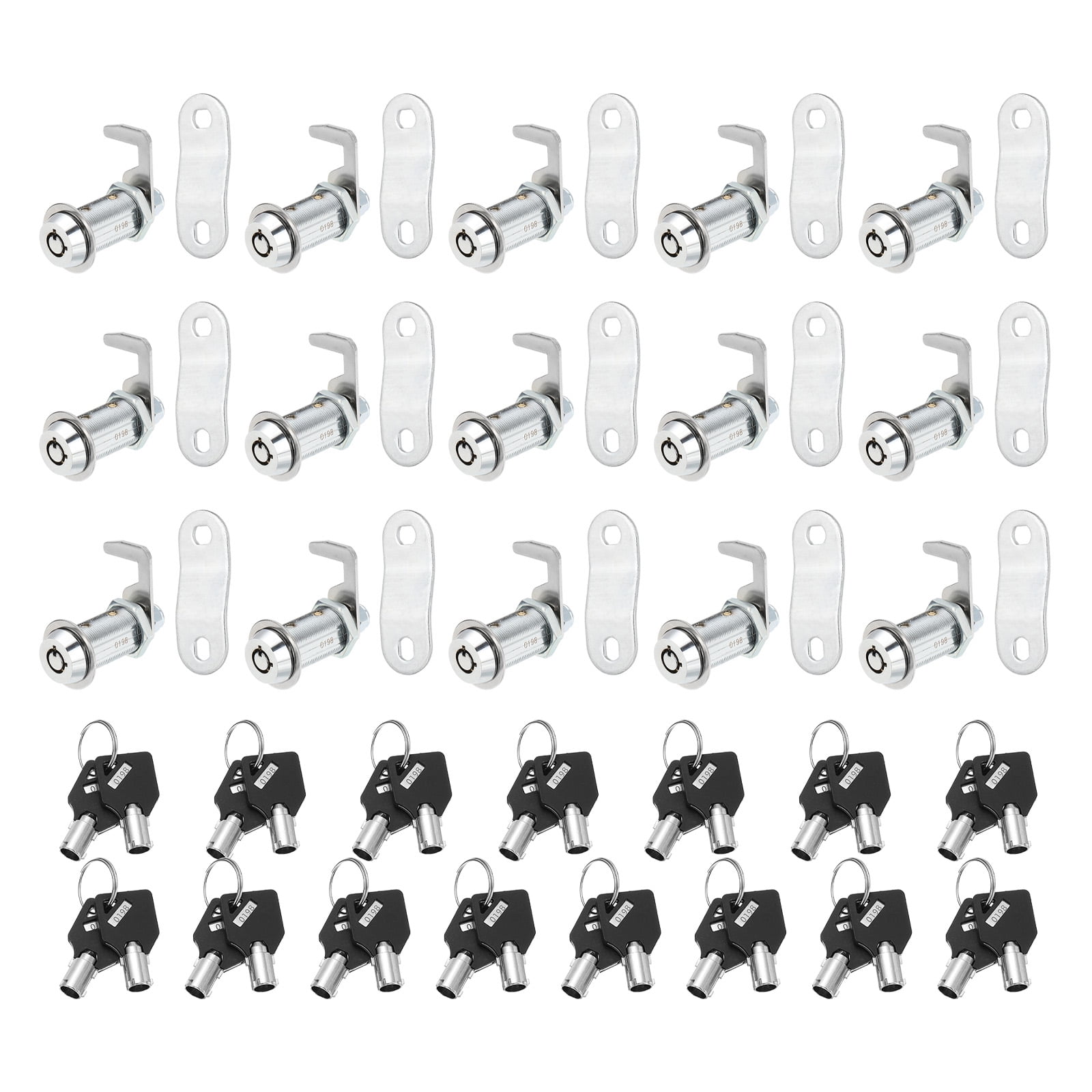 1-1/2 Inch Cabinet Locks with Key, Cam Replacement Lock Cylinder ...