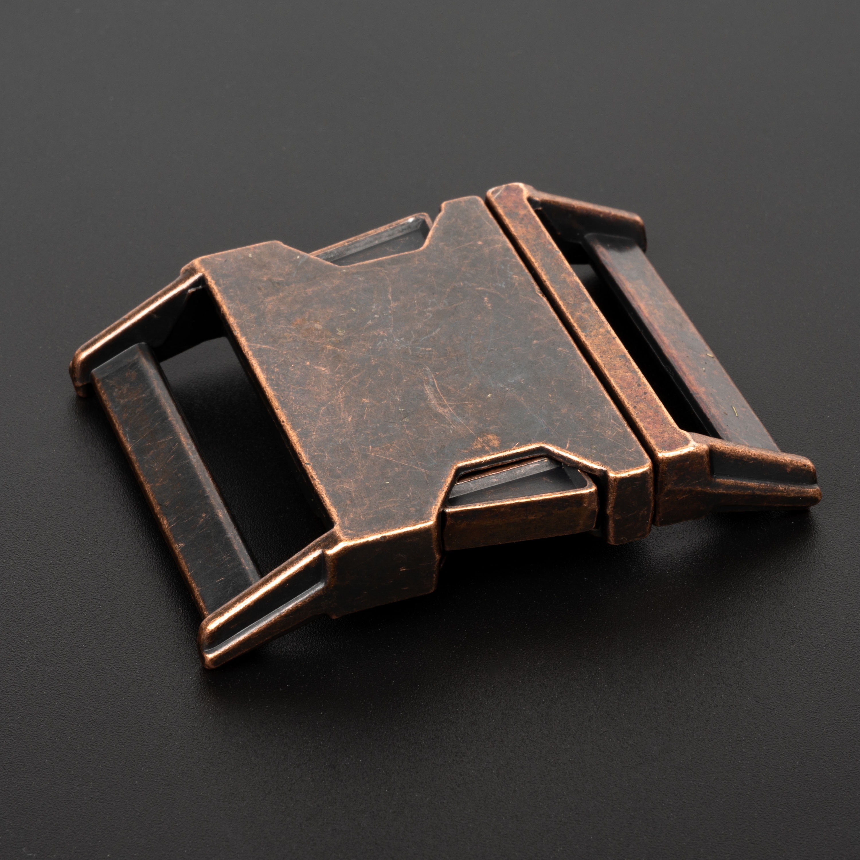 1 1/2 Inch Contoured Antique Copper Side Release Buckles, 50 Pack ...