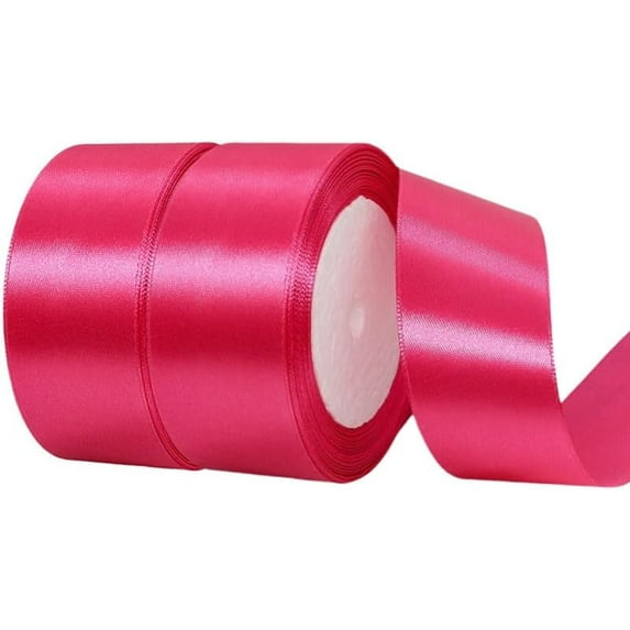 1 1/2 Inch Hot Pink Satin Ribbon,50 Yards 1-1/2 Inch Hot Pink Ribbon ...