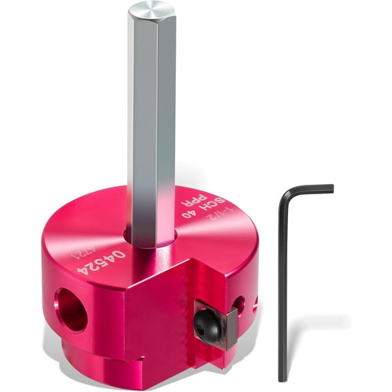 1-1/2-Inch Pipe Fitting Reamer with 3/8-Inch Hex Shaft, PVC Fitting ...