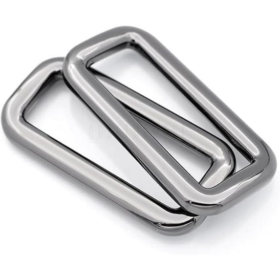 1 1/2 Inch Rectangle Rings Buckle Metal Round Rectangular Loop for Bag ...