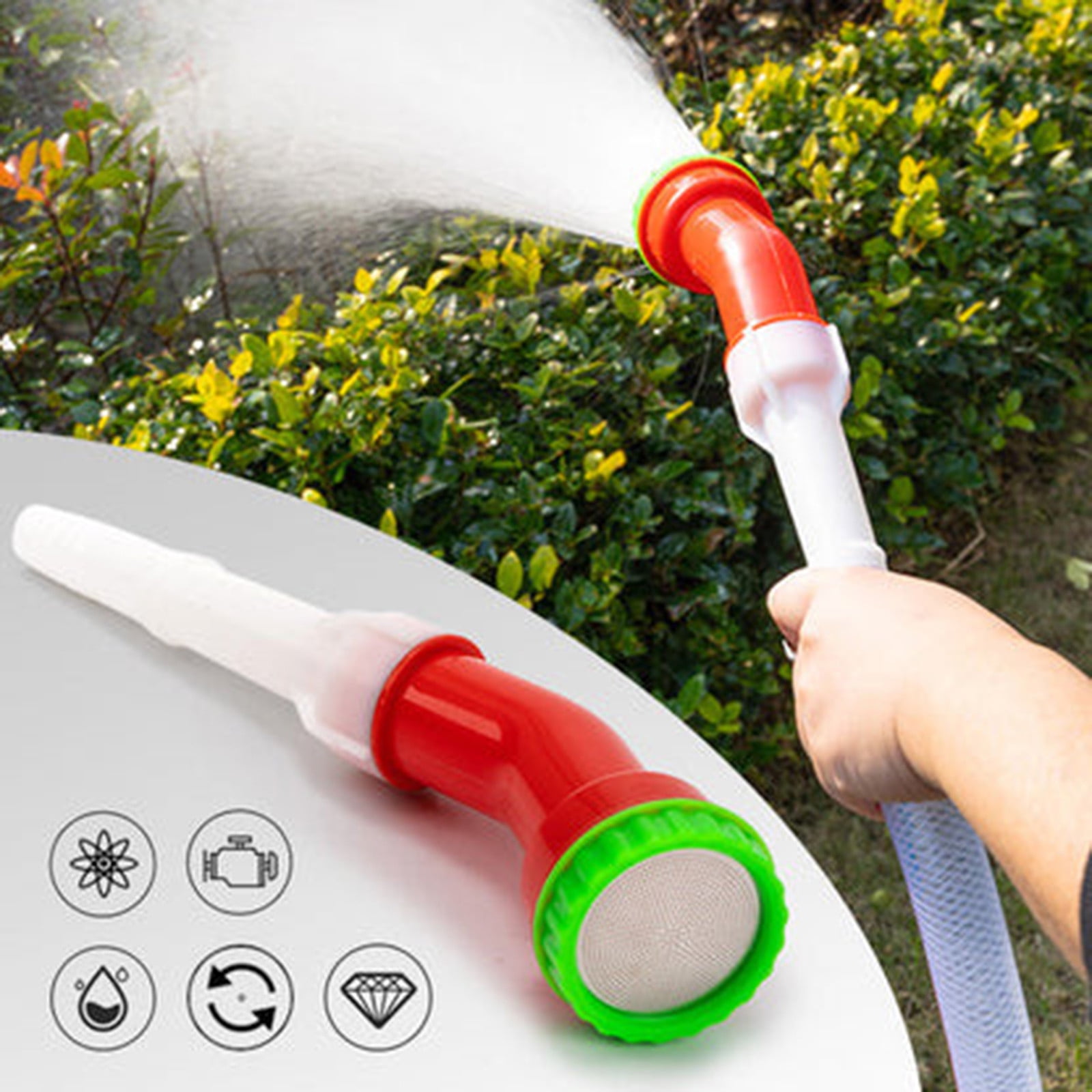 1-1.2 Inch Universal Garden Watering Sprinkler Nozzle, Durable Plastic ...