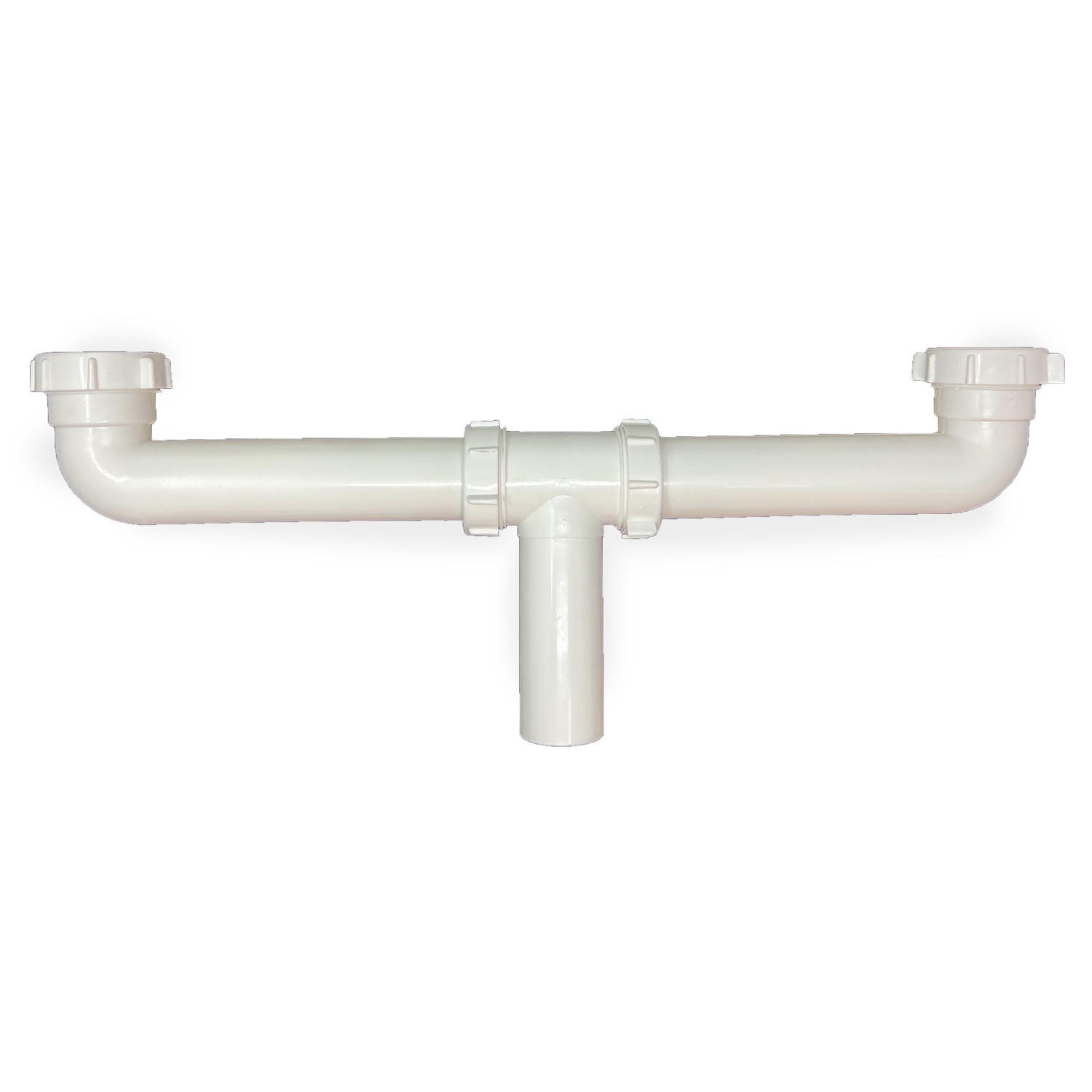 1-1/2 Inch x 16 Inch Kitchen Sink End Waste Center Outlet with Baffle ...