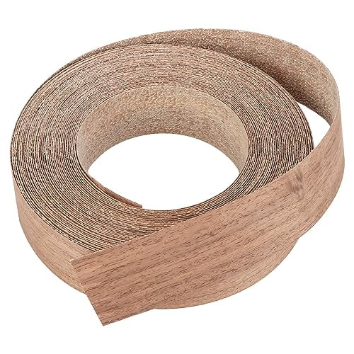 1-1/2 Inch x 50ft Roll of Walnut Wood Veneer Edge Banding, Veneer Edge ...
