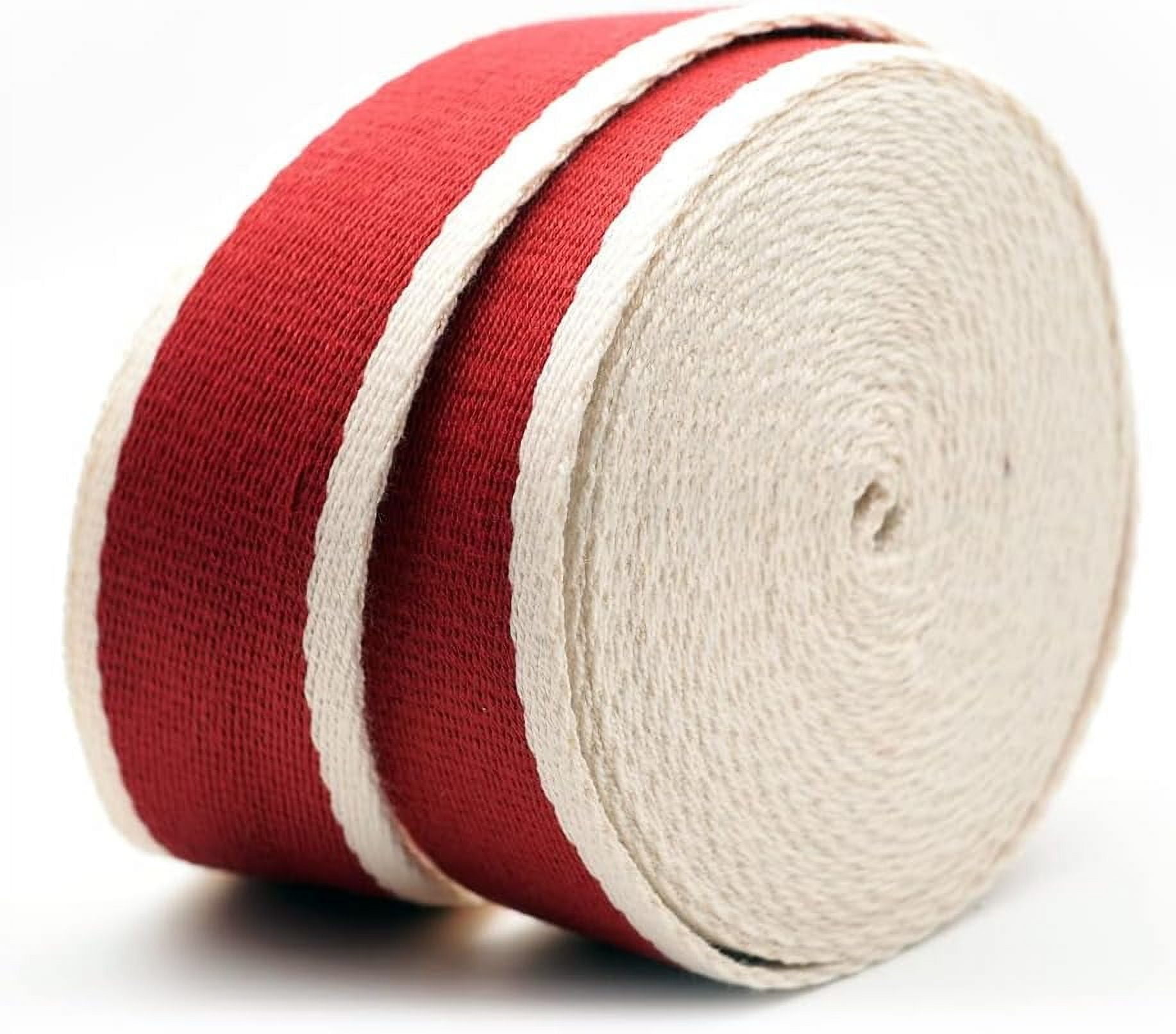 1 1/2 Inches Cotton Webbing Strap, Two Tone Heavy Webbing Straps for ...