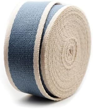 1 1/2 Inches Cotton Webbing, Two Tone Heavy Webbing for Arts and Crafts ...