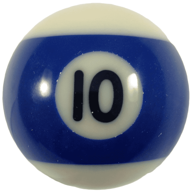1-1/2" Mini Pool Ball Individual Replacement - #10 Ball - Walmart.com