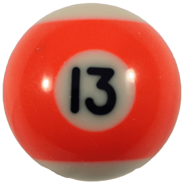 1-1/2" Mini Pool Ball Individual Replacement - #13 Ball - Walmart.com