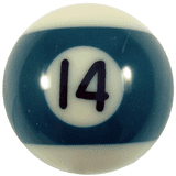 1-1/2" Mini Pool Ball Individual Replacement - #14 Ball - Walmart.com