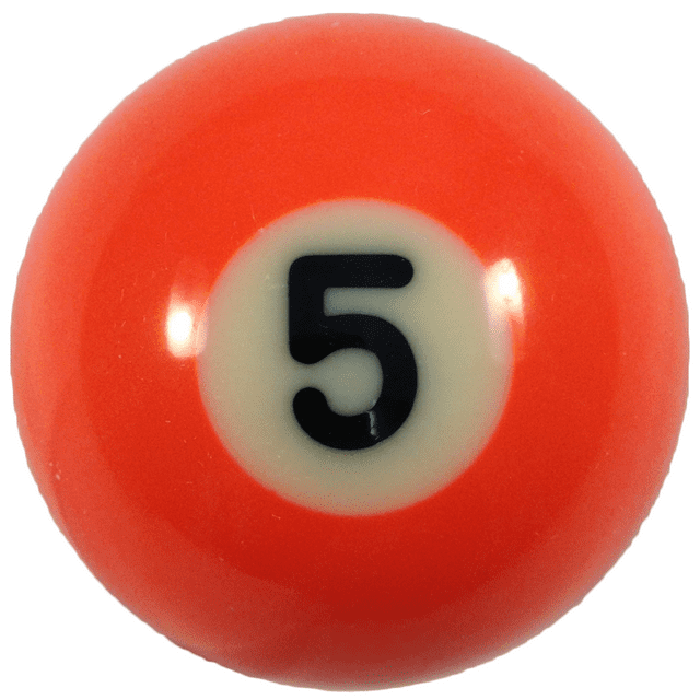 1-1/2" Mini Pool Ball Individual Replacement - #5 Ball - Walmart.com