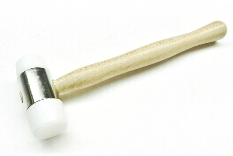 1-1/2" Nylon Hammer Dual Face Tapered Head Plastic Mallet Multi Purpose ...