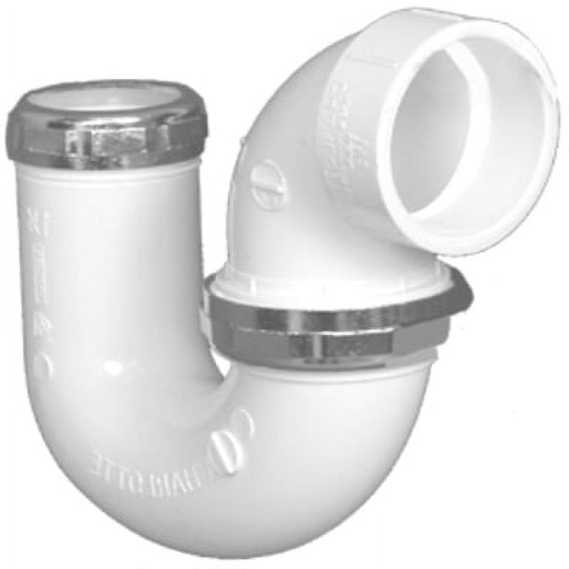 1-1/2" PVC DWV Schedule 40 P-Trap Los Angeles Pattern, Each - Walmart.com