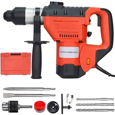1100 W Rotary Hammer Drill, 1-1/2" SDS Plus Heavy Duty Demolition ...