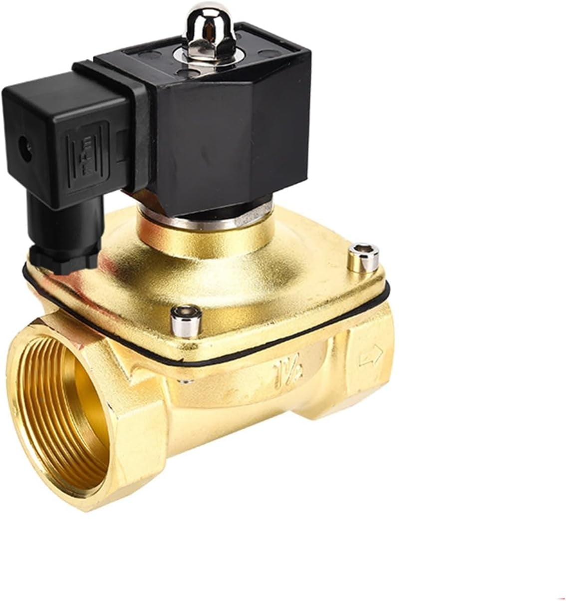 1-1/2" Solenoid Valve dc 12v IP65 Waterproof Normally Closed DN40 Brass Solenoid Valve - Walmart.com
