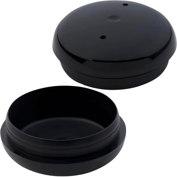 1-1/2" Wrought Iron Patio Furniture Feet Caps - Round Plastic Outdoor ...