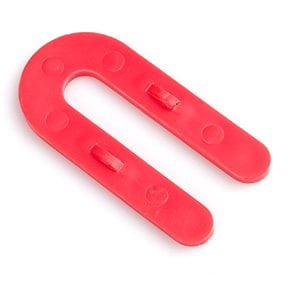 1-1/2 X 3 X 1/8 Interlocking Plastic Horseshoe Shims- 1000/box ...