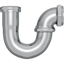 Proflo PFPTB101 1-1/4" Brass P-Trap - Cleanout Plug - Walmart.com