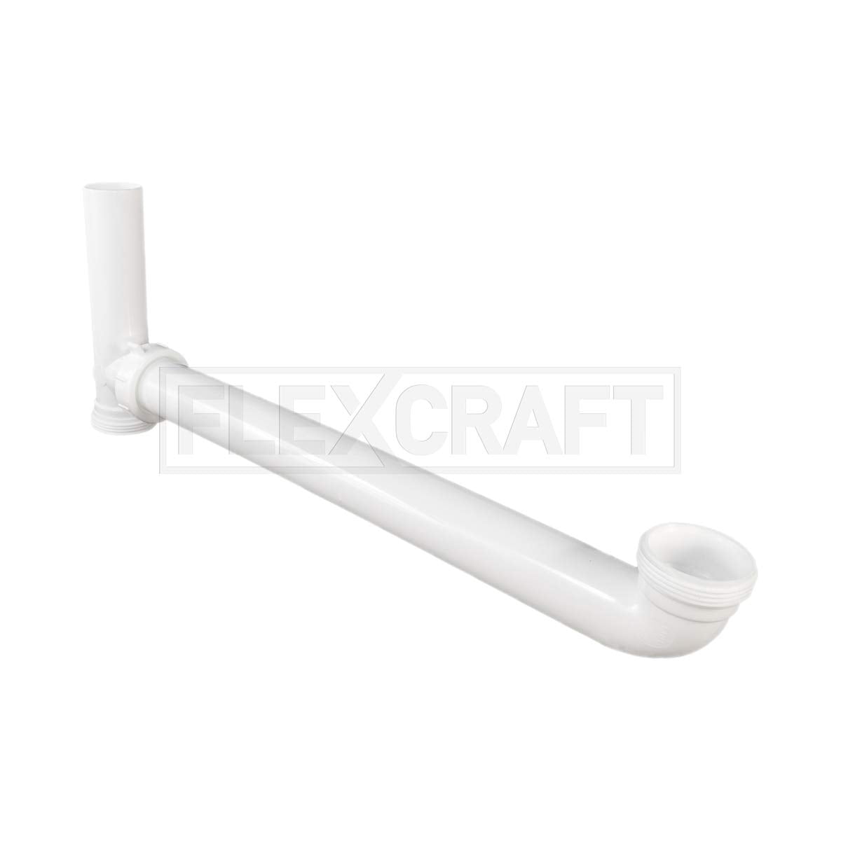 1-1/2 in Plastic End Outlet Waste with Branch for Tubular Drain ...