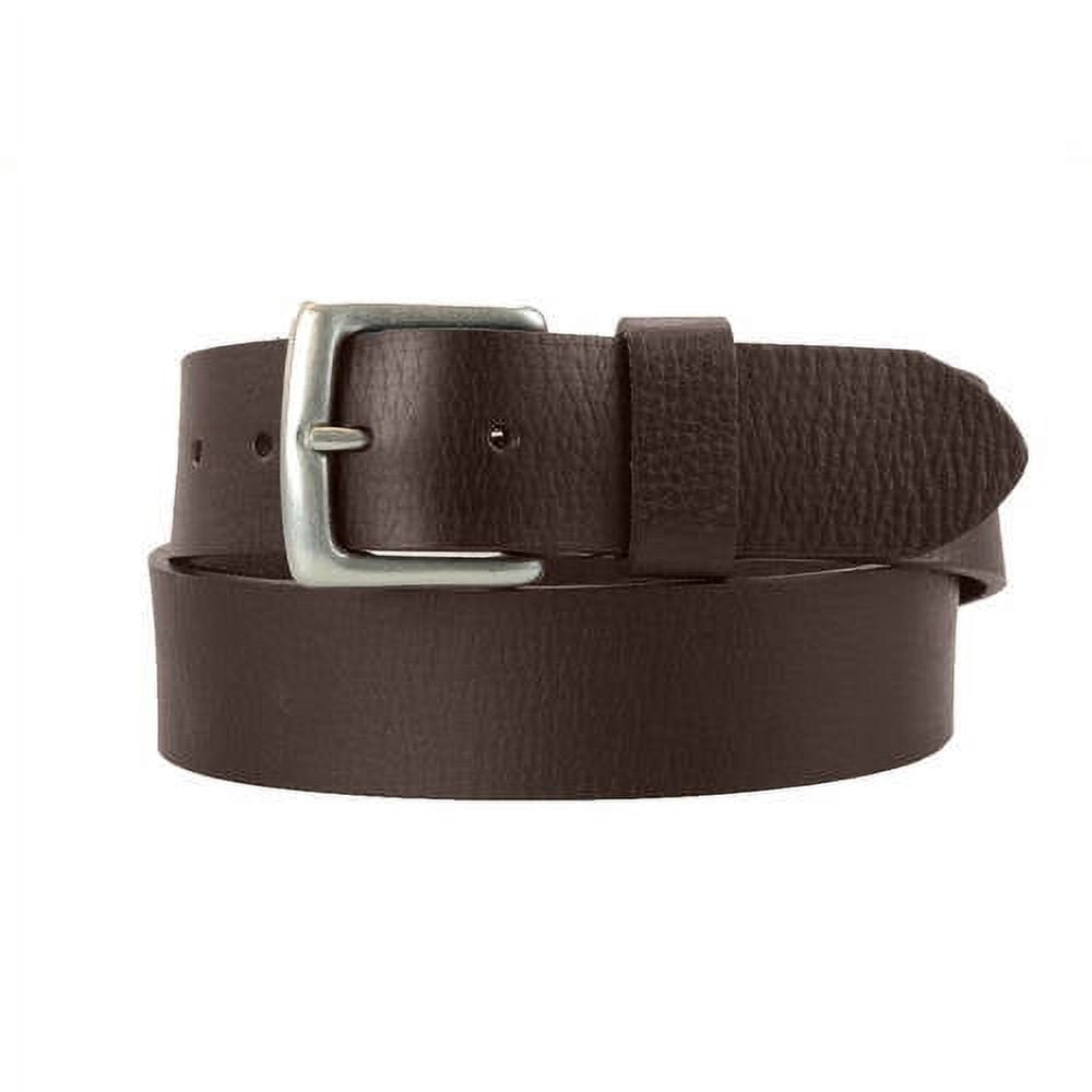 Montauk Leather Club 1-1/2 in. US Steer Hide Leather Pebble Grain Belt ...