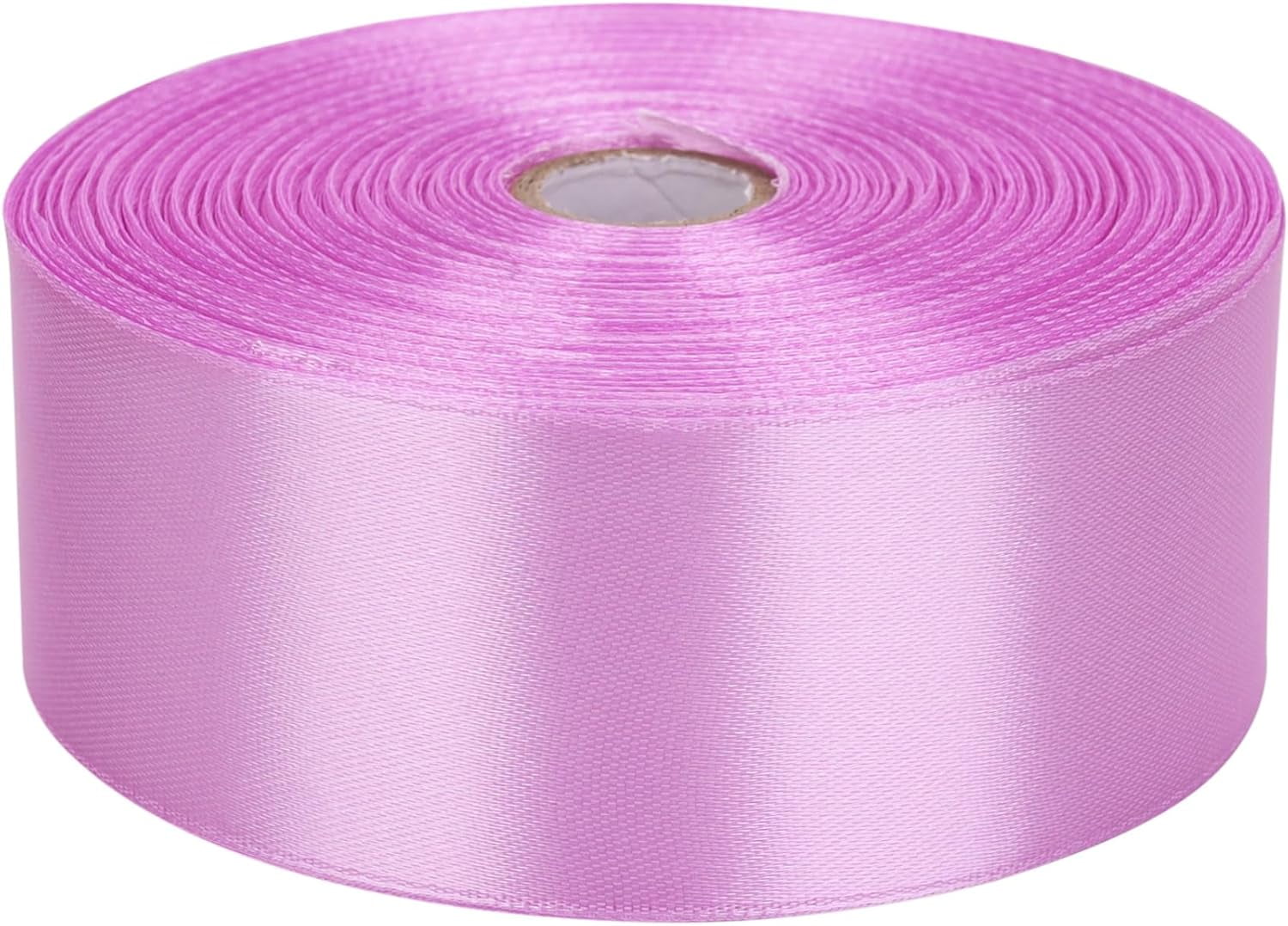 1-1/2 inch Deep Blue Satin Ribbon 50 Yards Solid Fabric Ribbons Roll ...