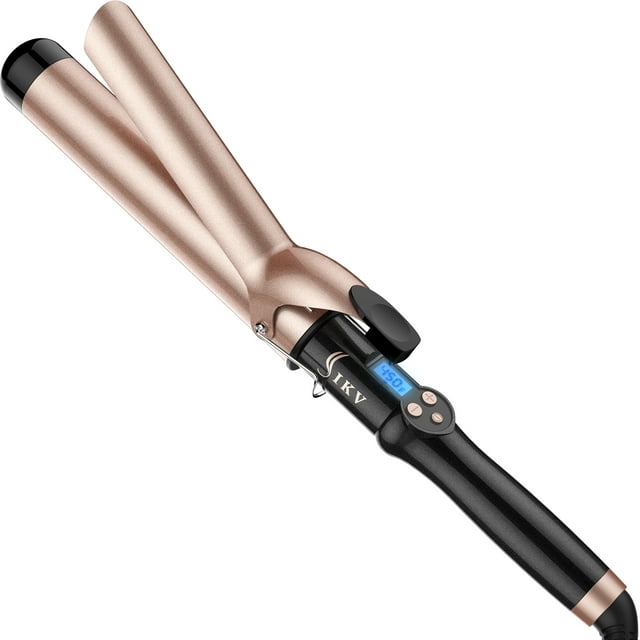 1 1/2 inch Extra Long Barrel Curling Iron, 1.5 Inch Large Barrel for ...