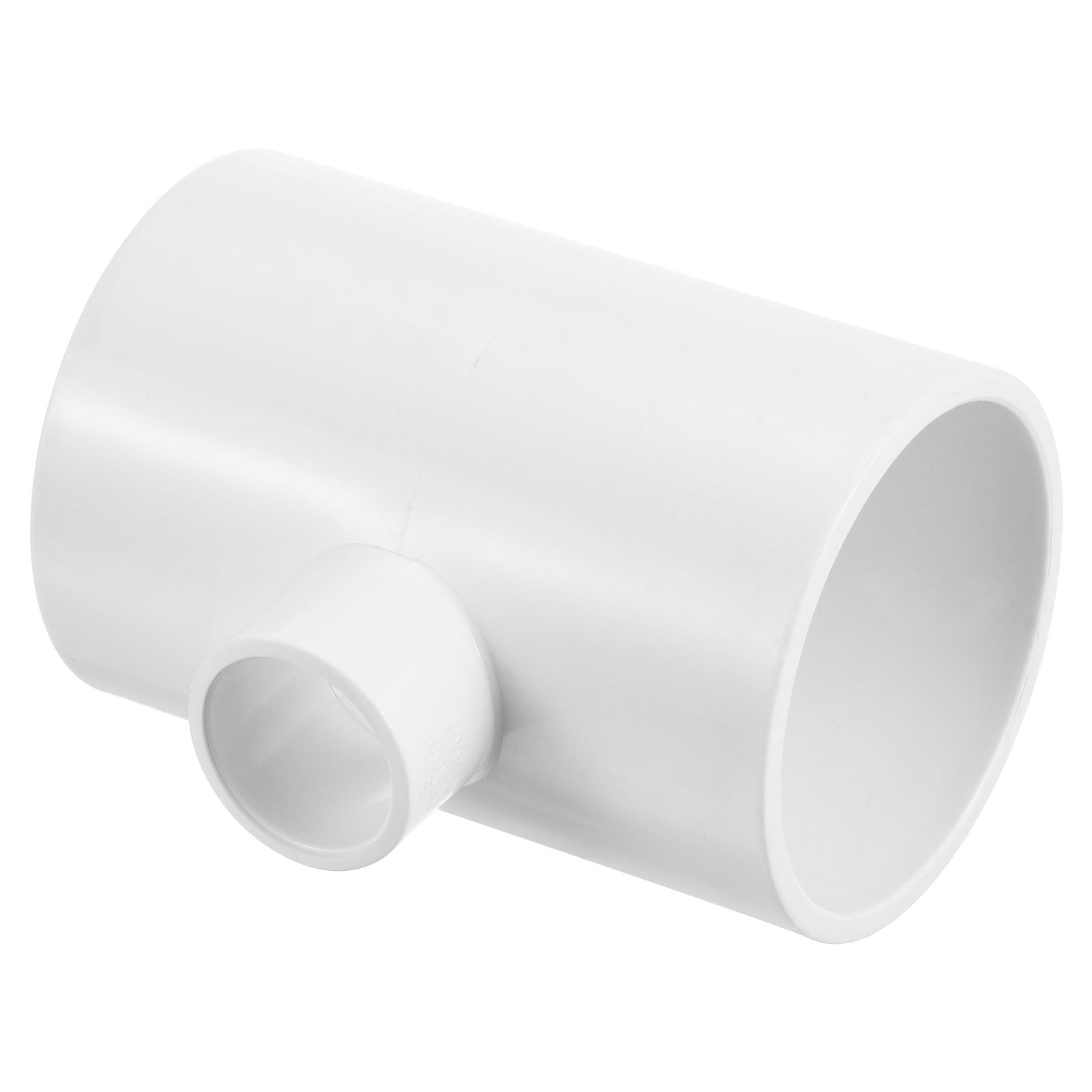 1 1/2" x 1/2" 3 Way Tee Pipe Fittings UPVC, Joint Coupling Pipe Adapter, White - Walmart.com
