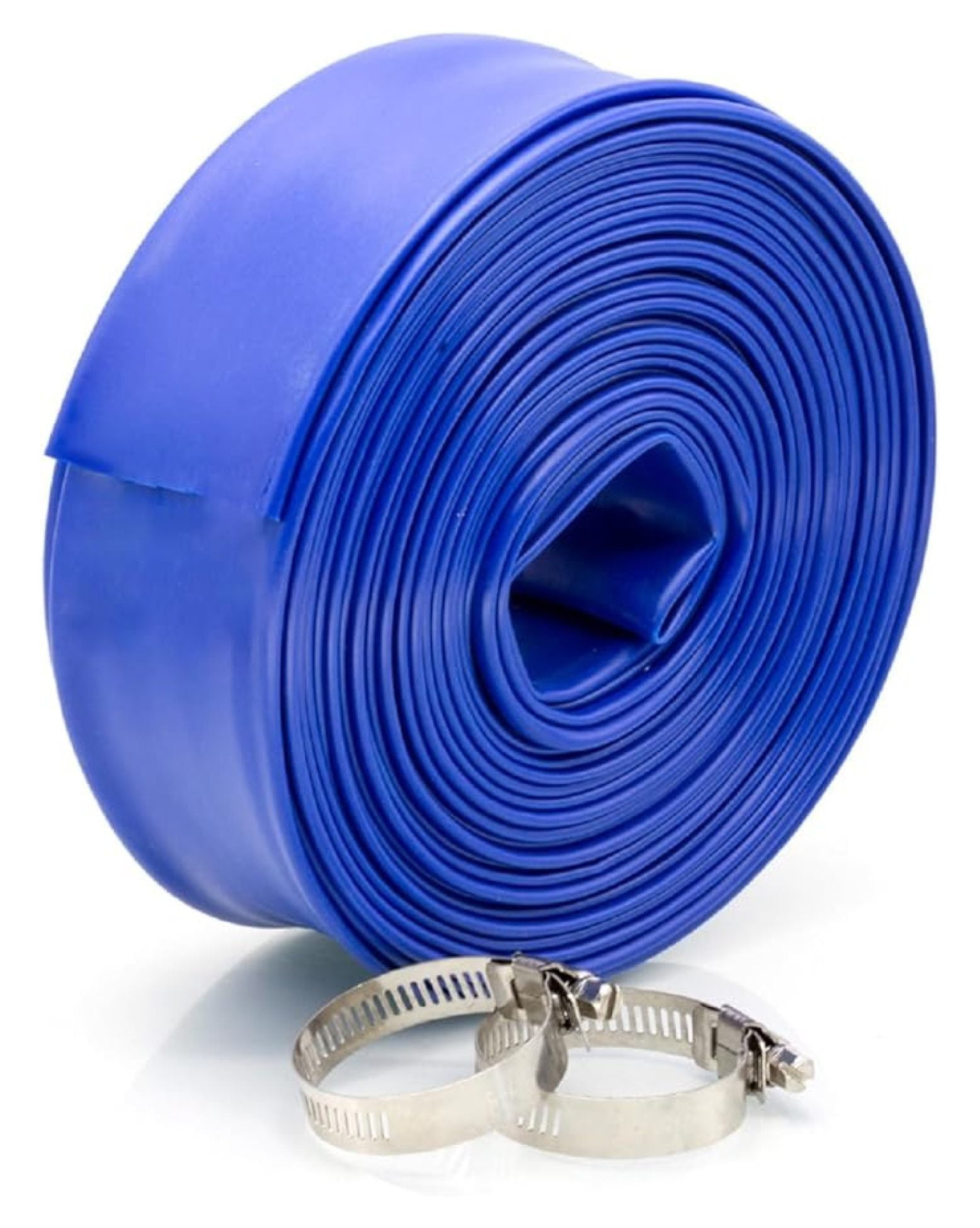 1-1/2" x 50' Heavy Duty Pool Backwash Hose Reinforced Pool Drain Hose ...
