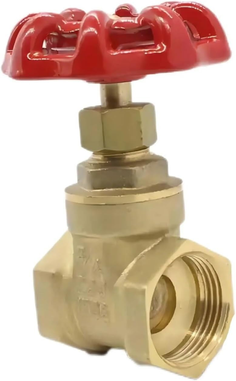 1-1/2inch Brass Manual Gate Valves Two Way Female Thread Gate Valve ...
