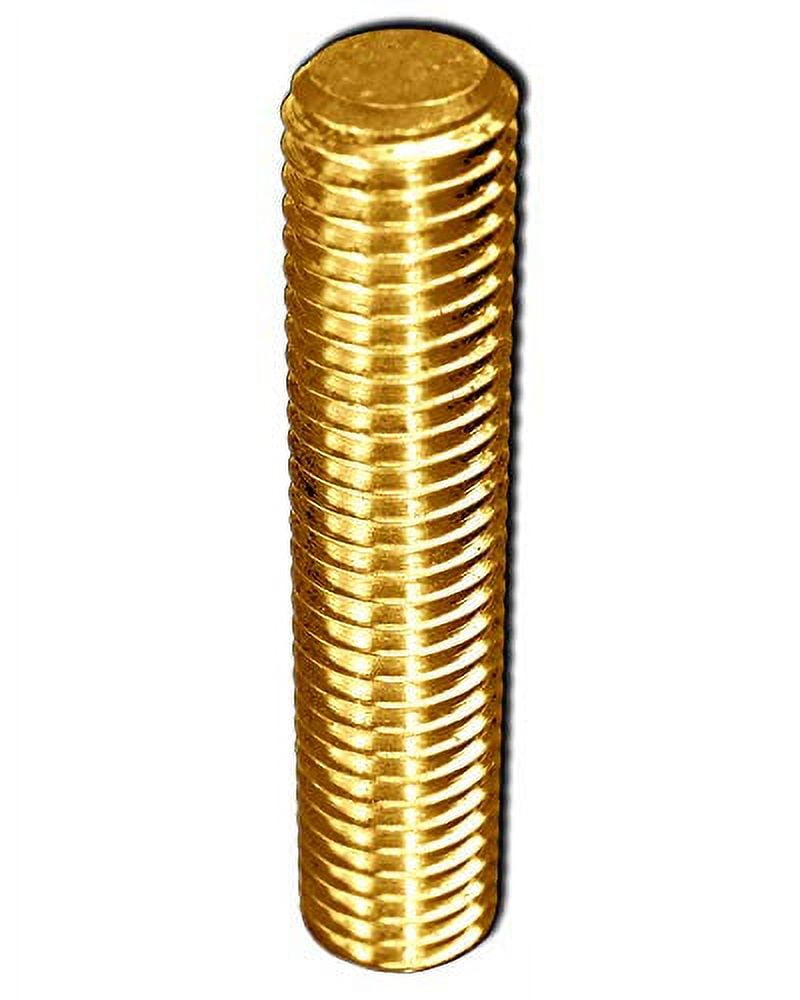 1 1 4 20 X 6 Solid Brass Fully Threaded Rod All Thread Pipe Right Hand 1 1 4 20 X 6 Solid Brass Fully Threaded Rod All Thread Pipe Right Hand