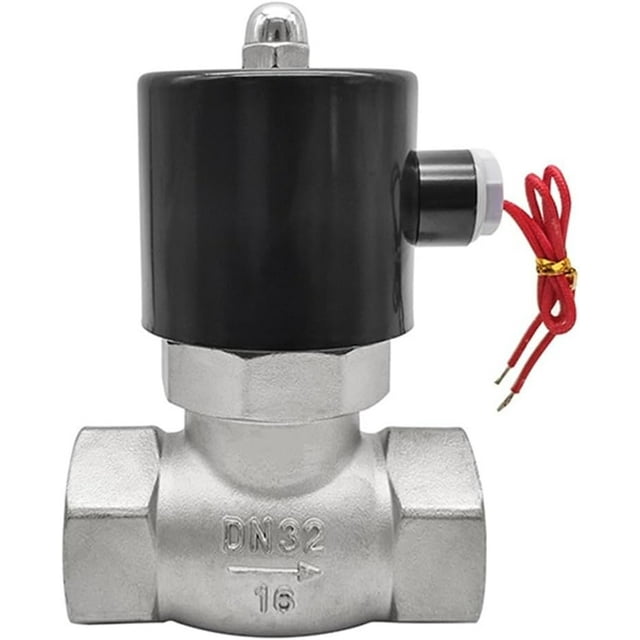 1-1/4" 24 Volt Stainless Steel Steam Solenoid Valve Normally Closed Solenoid Valve 12V 220V 110V ...