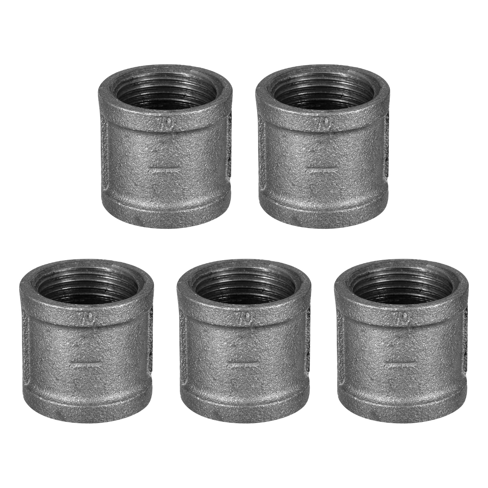 1 1/4"(32mm) Pipe Fitting Coupling, Cast Malleable Iron Threaded Pipe ...