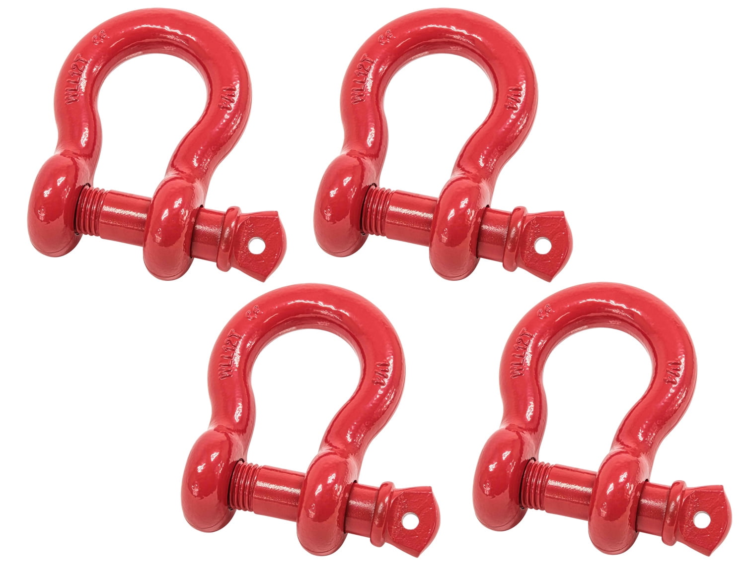 1-1/4" Anchor Shackle Forged Carbon Steel w/Alloy Screw Pin WLL 12 Tons ...