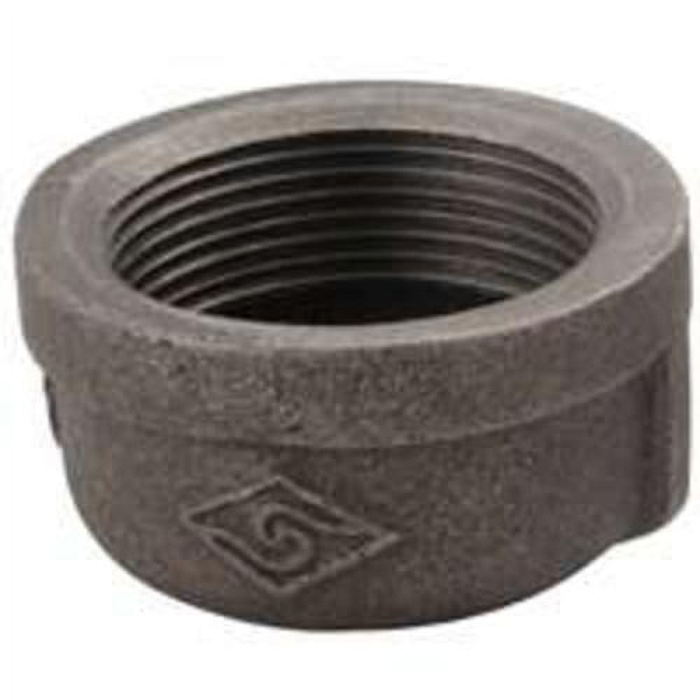 1-1/4" Black Pipe Cap - Walmart.com