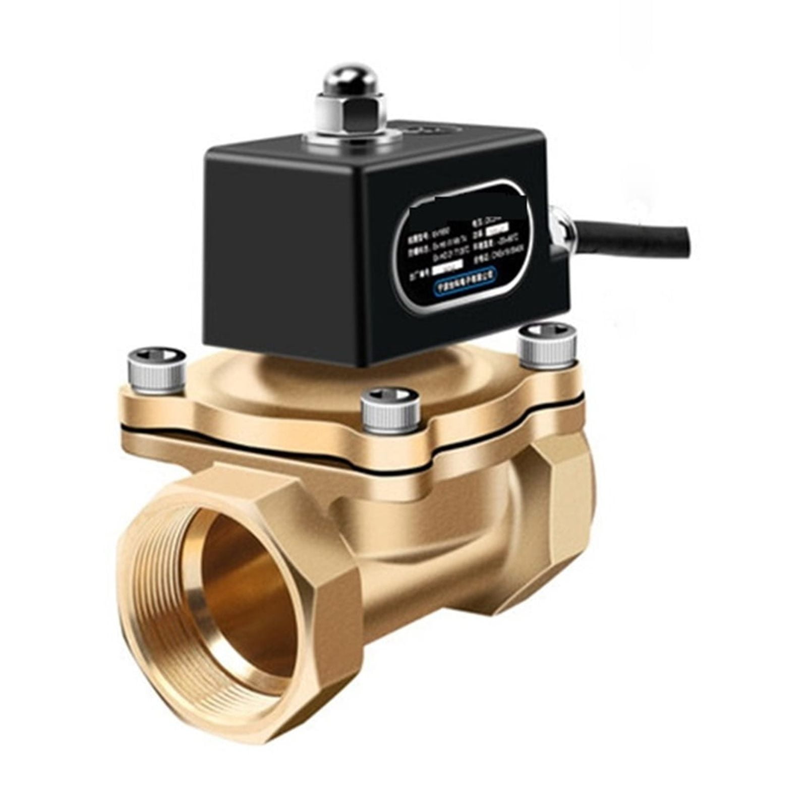 1-1/4" Brass Explosion Proof Solenoid Valve Normally Closed Natural Gas ...