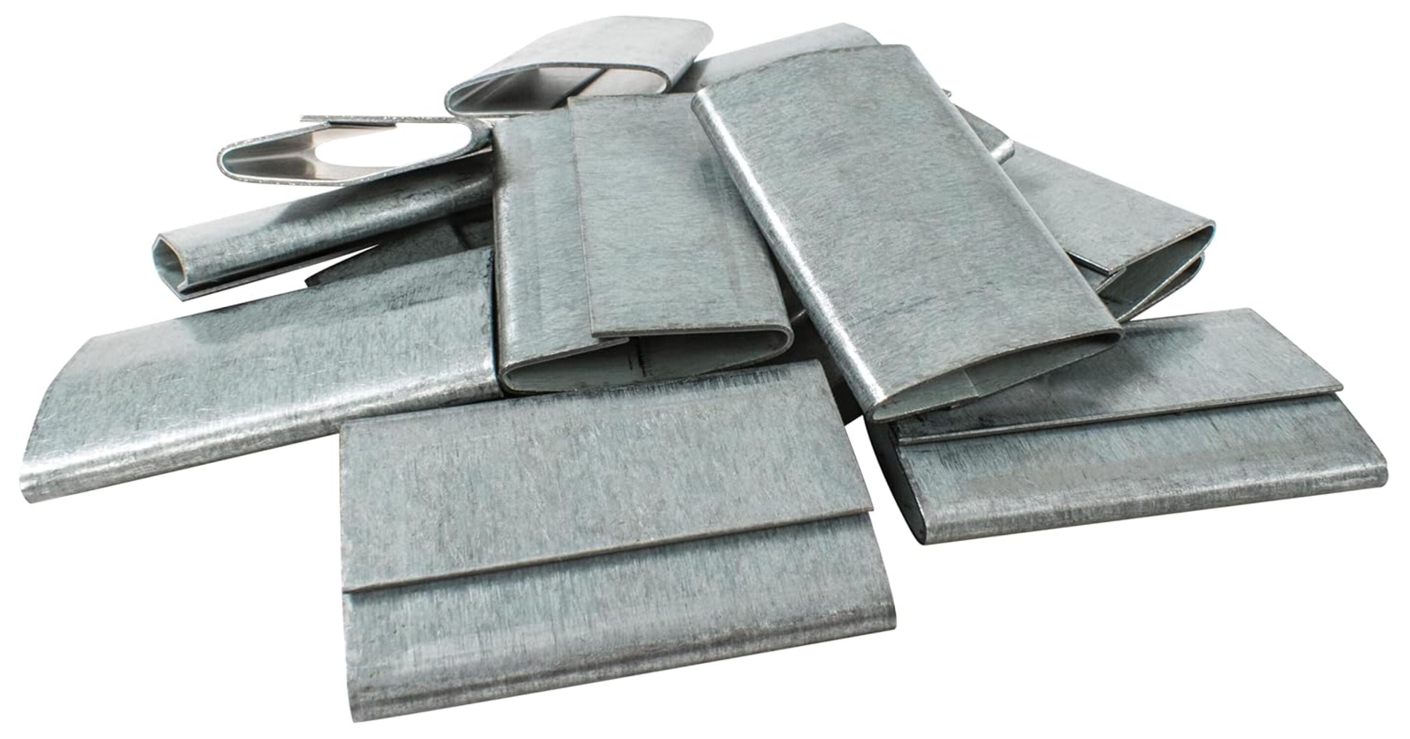 1-1/4" Closed Seals for Steel Strapping - Box of 1,000 - Push-on Metal ...