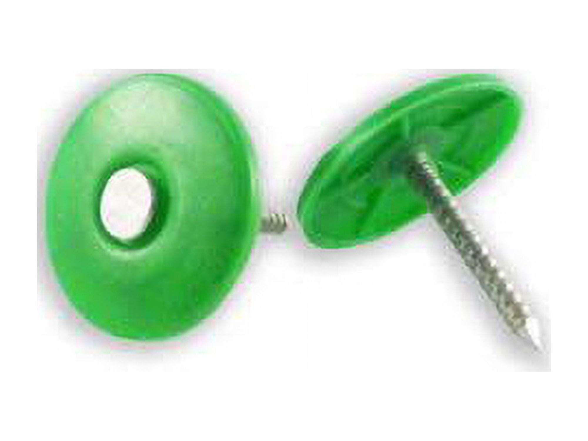 1-1/4" Electrogalvanized Plastic Cap Nails, Ring Shank (2,000 per box ...