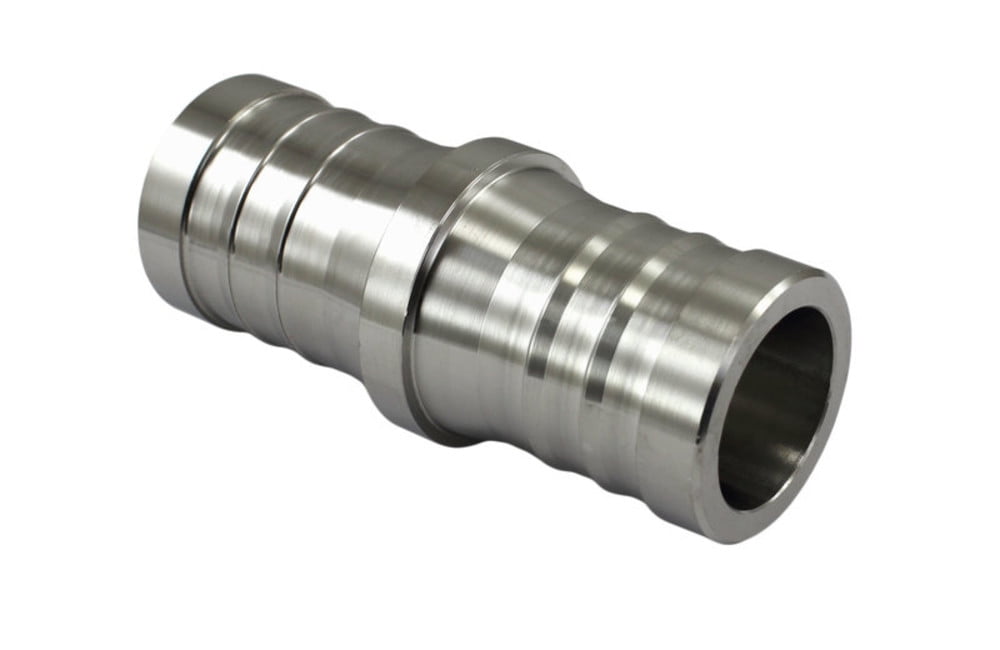 1-1/4" Hose Barb Coupling 304 Stainless Steel Fitting Barbed Ends ...