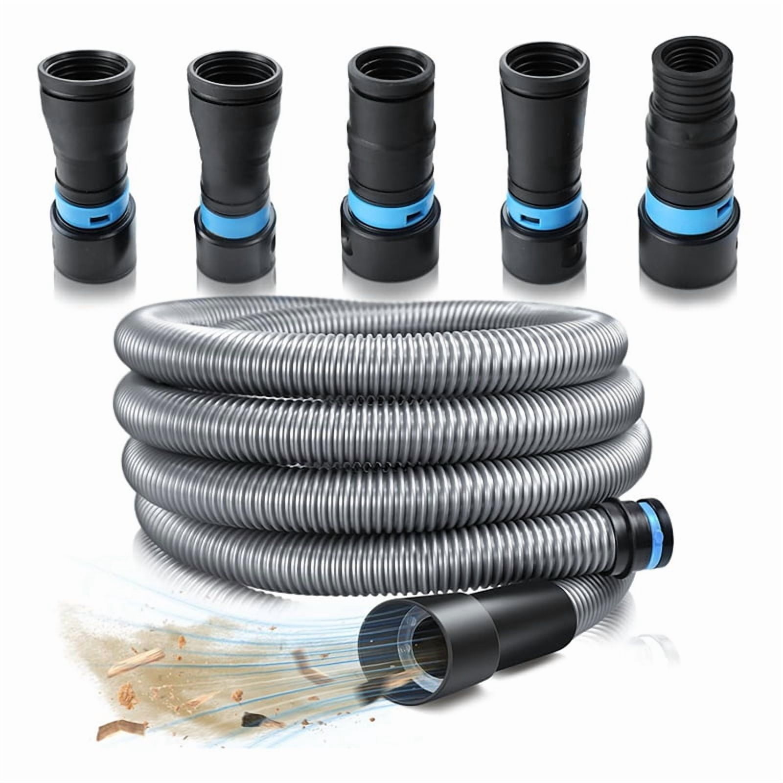 1 1/4 Inch X 10 Feet Dust Collection Hose Kit for Home and Vacuums ...