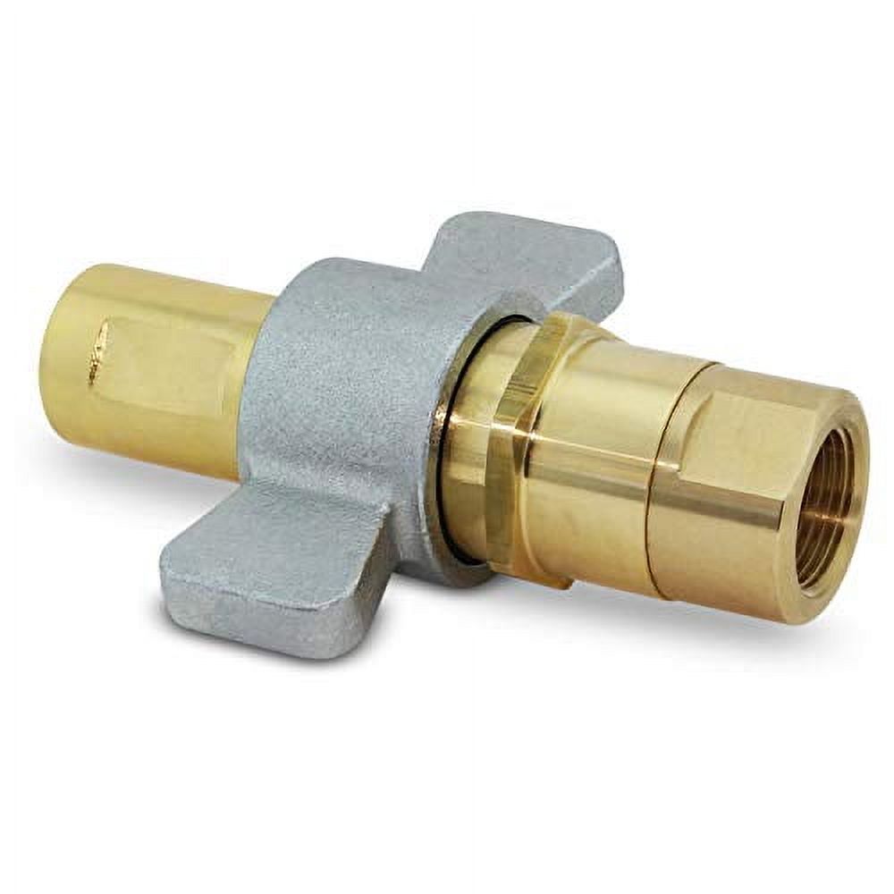 1-1/4" NPT Wet-Line Wing Nut Hydraulic Quick Disconnect Coupler ...