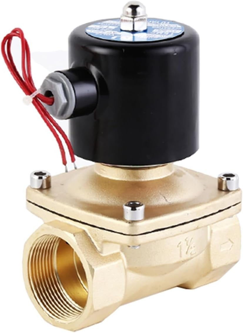 1-1/4'' Normally Closed Solenoid Valve 24V 12V 220V 110V Brass Solenoid Valve - Walmart.com