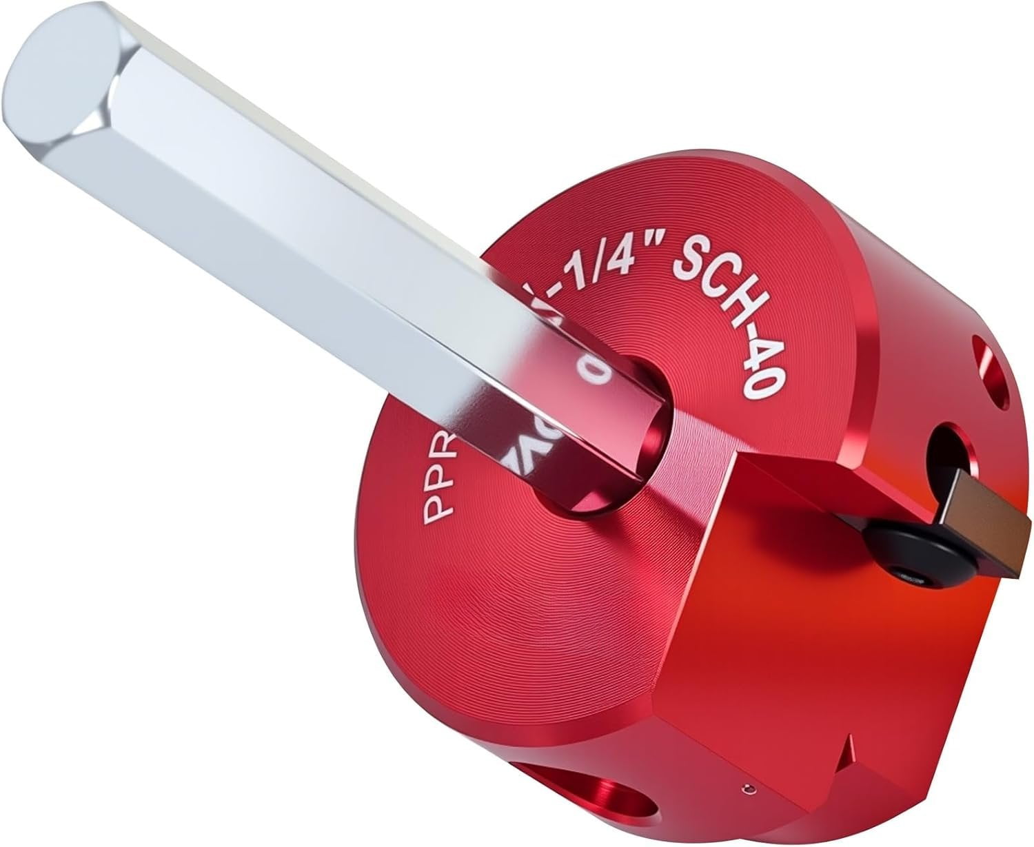 1-1/4" PVC Pipe Reamer, Pipe Fitting Reamer Tool, Fit into Standard 1/2 ...