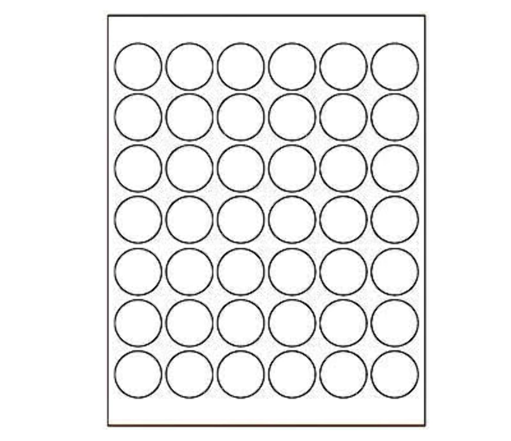 1-1/4 Printable Round Labels: 1,050/Pack - Walmart.com