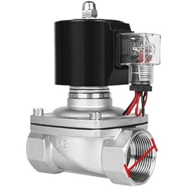 1-1/4" Stainless Steel Solenoid Valve For Waterpoof Normally Closed 220V 12V 24V 110V Solenoid ...