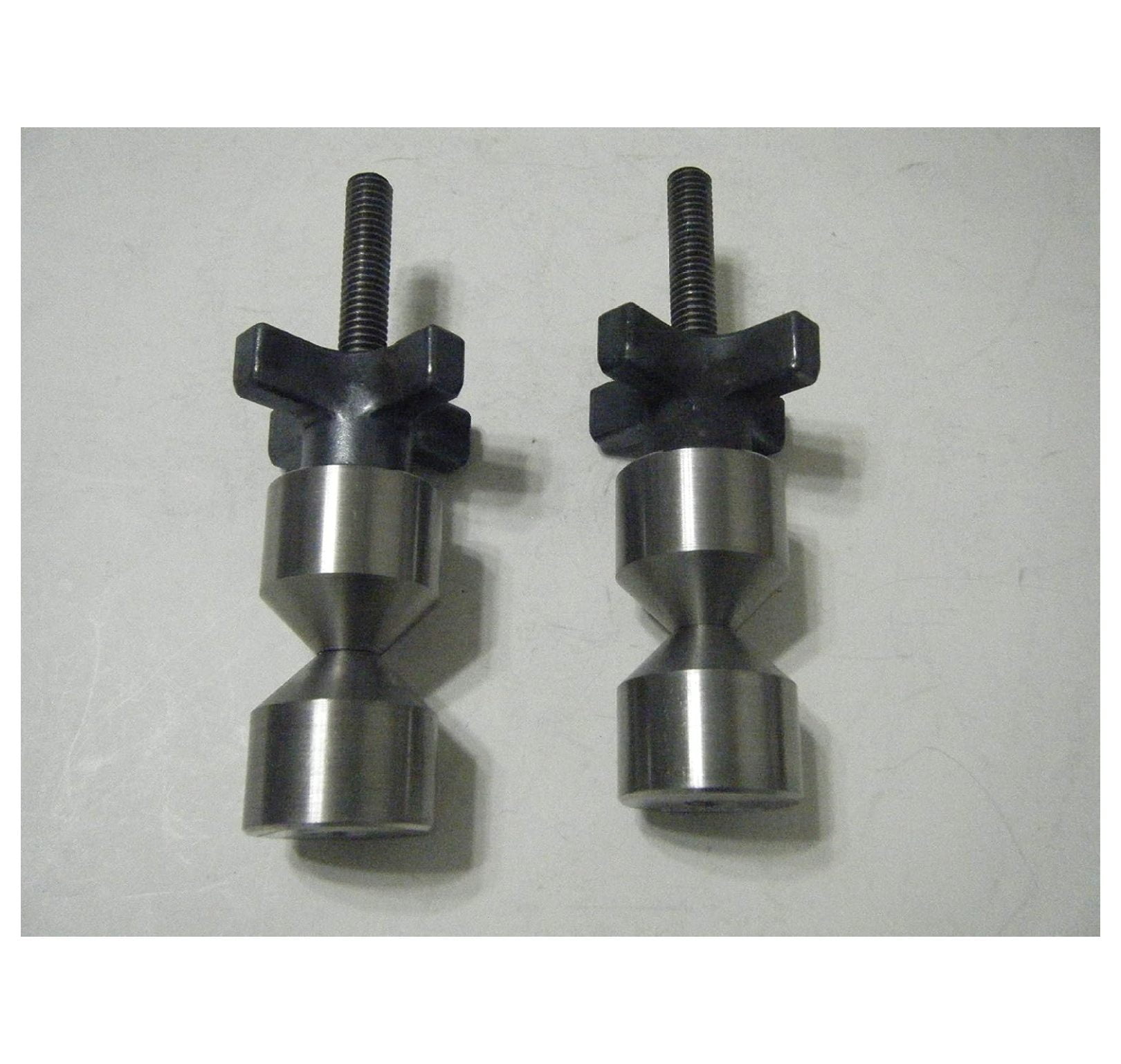 1 1/4" Steel Two Hole Flange Pins with Quick Knobs - Carbon Steel Pin ...