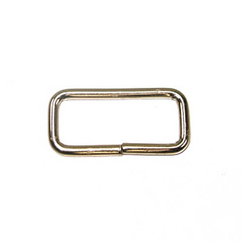 1-1/4" Strap Keeper Loop Nickel Plated 10 Pack - Walmart.com