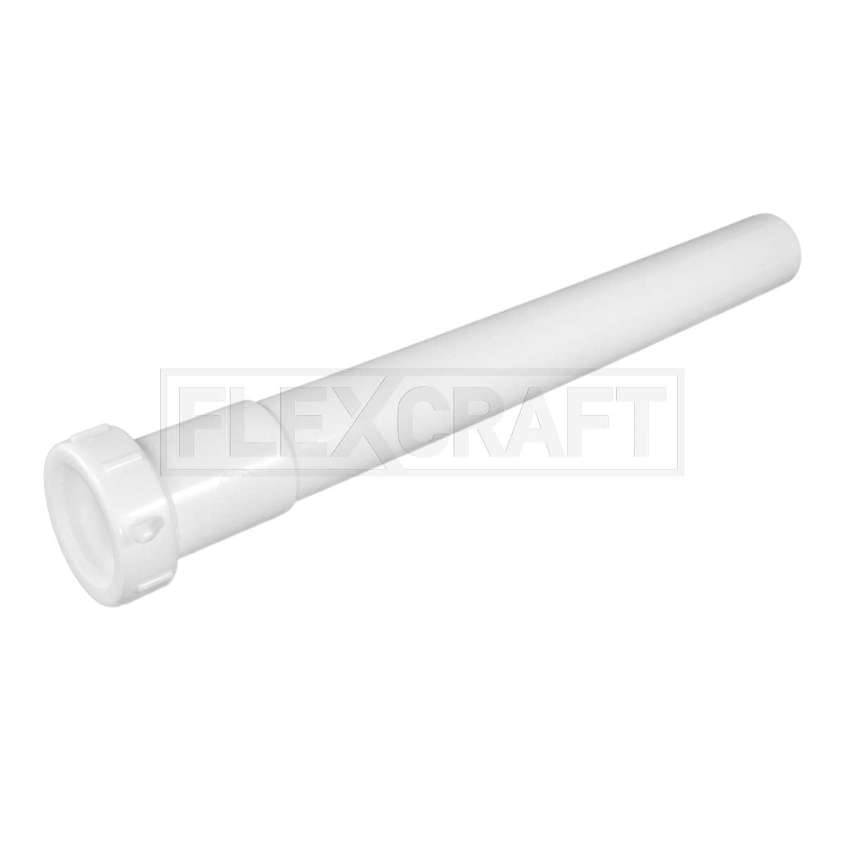 1-1/4 in. x 12 in. Plastic Extension Tube for Tubular Drain ...