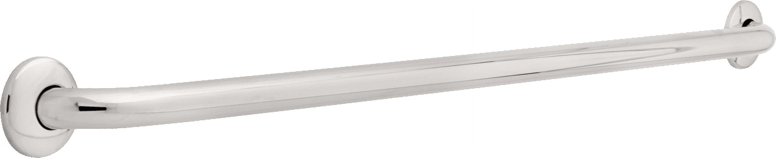 1 1/4 in. x 42 in. Grab Bar with Concealed Mounting in Bright Stainless ...